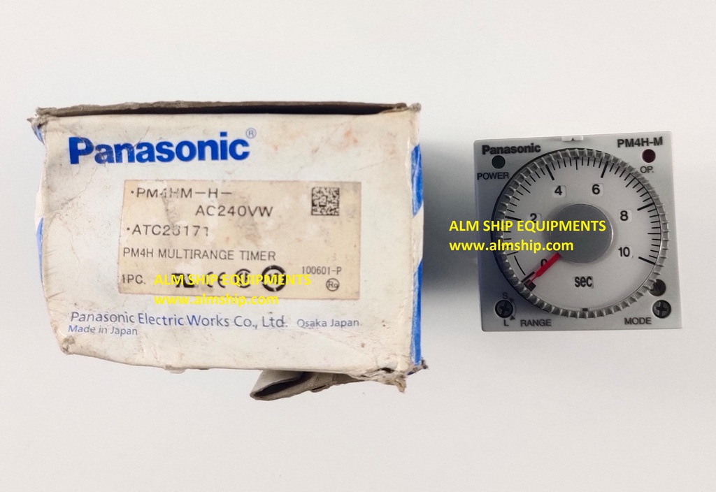 PANASONIC PM4H MULTIRANGE TIMER | ALM SHIP EQUIPMENTS